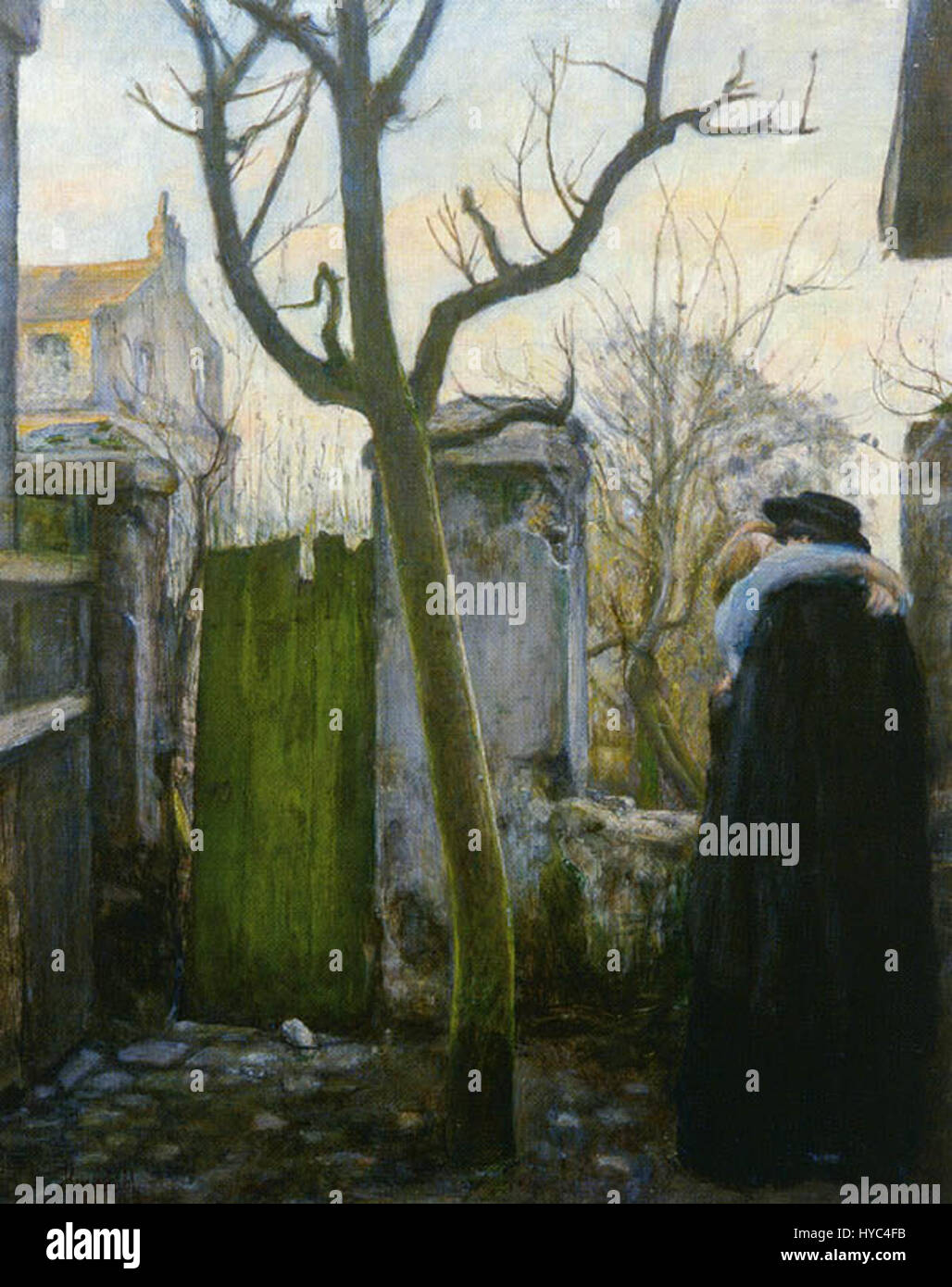 'Heyerdahl Idyll' (1906) by the Norwegian artist Heyerdahl is a serene ...