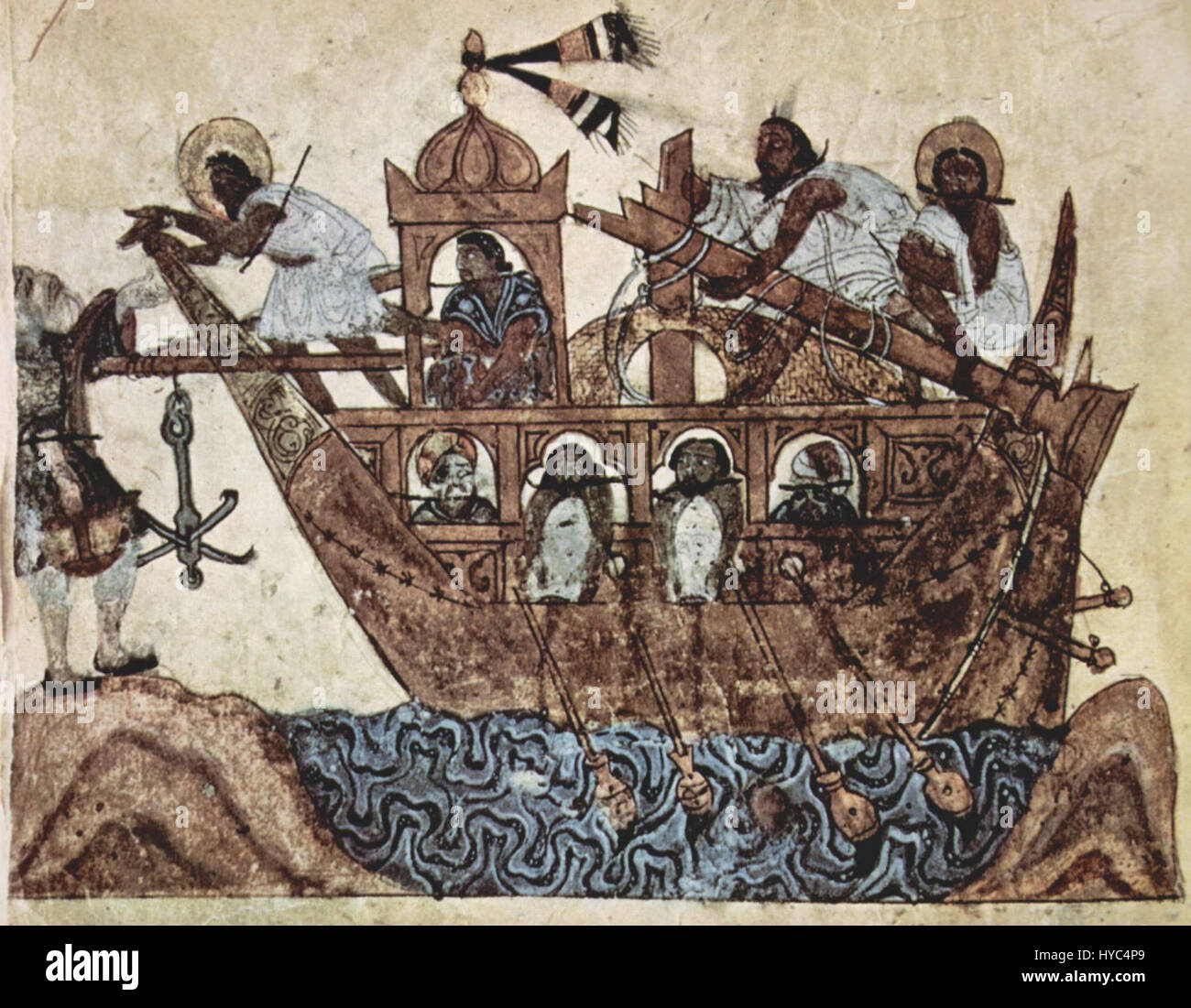 This artwork by an Iraqi painter from around 1230 reflects medieval ...