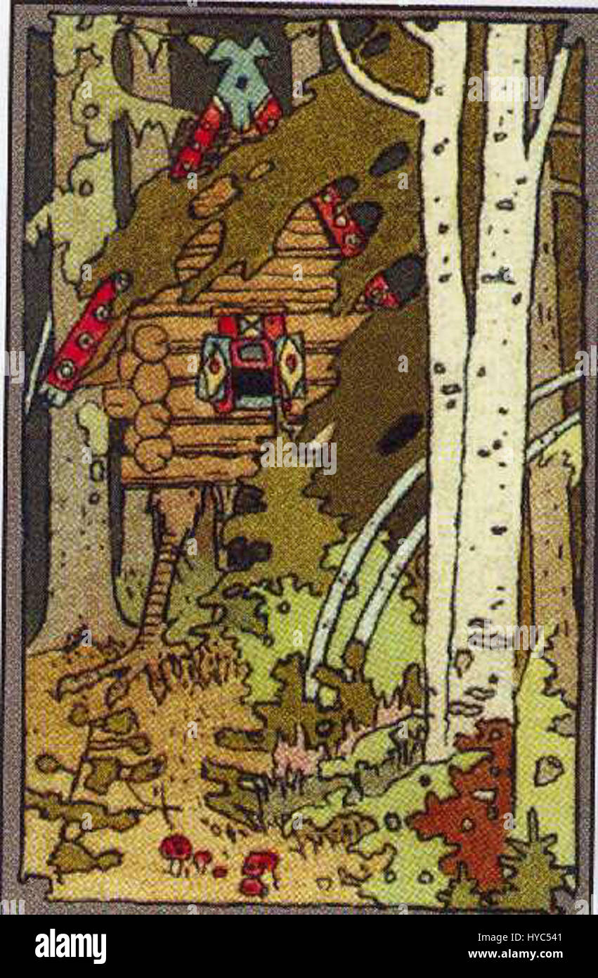 Ivan Bilibin’s artwork captures Russian folklore, often combining ...