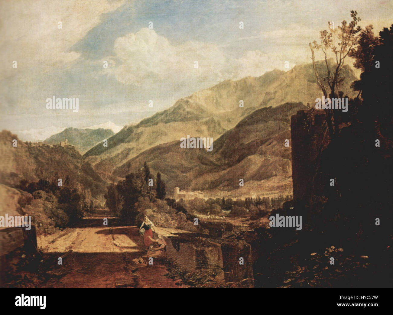 Joseph Mallord William Turner, a renowned British Romantic painter, is ...