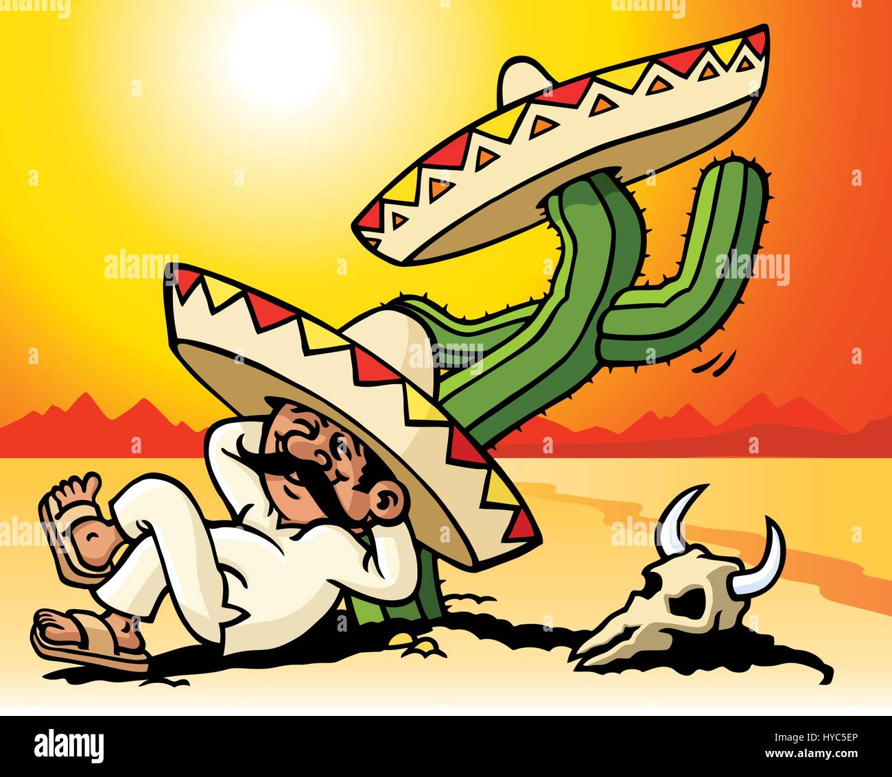 Mexico Flag Cartoon High Resolution Stock Photography and Images - Alamy