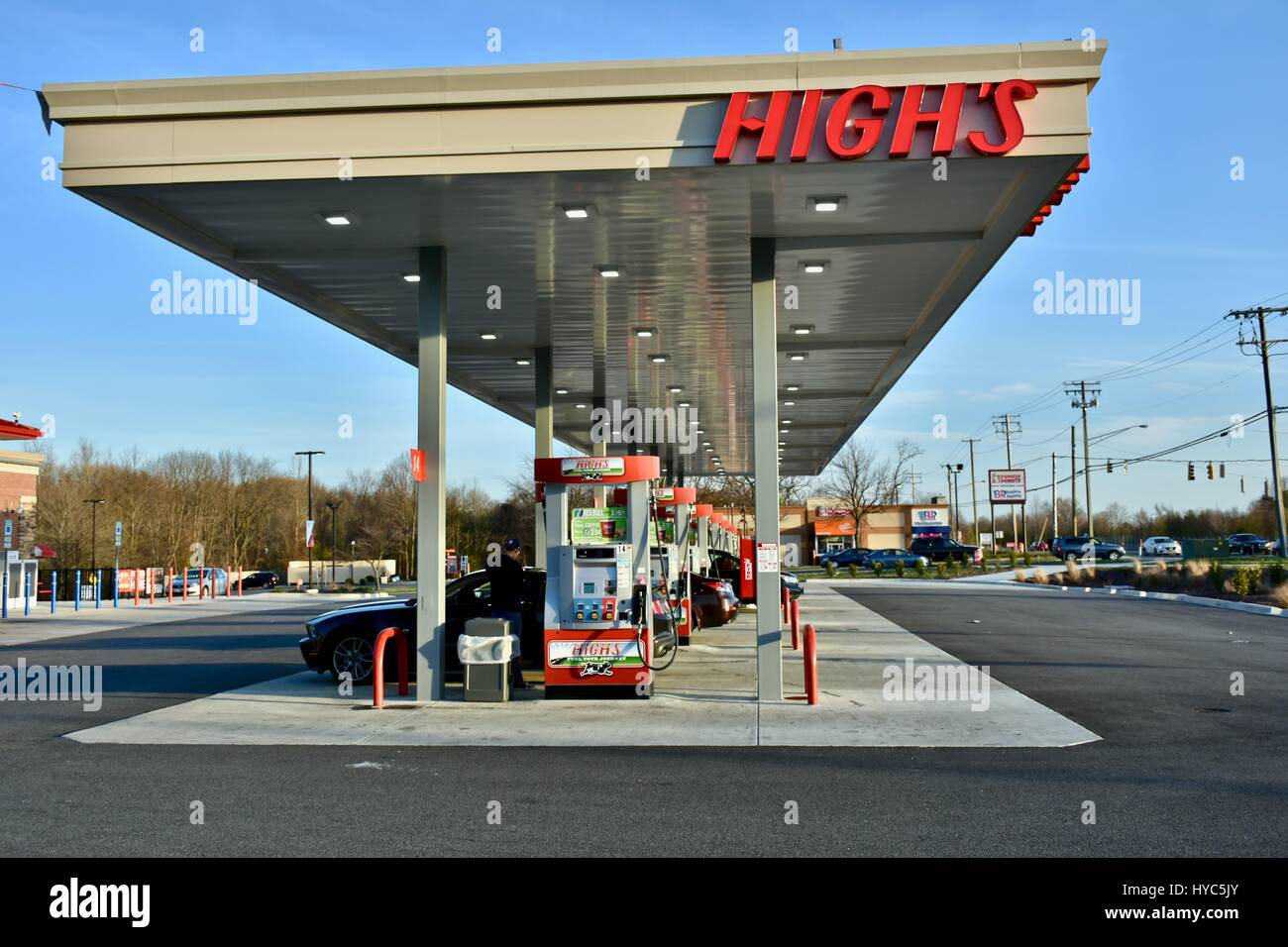 High's gas station Stock Photo - Alamy
