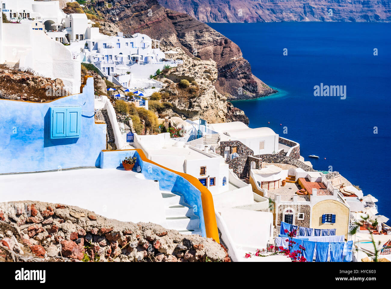 Cyclades islands blue and white hi-res stock photography and images - Alamy