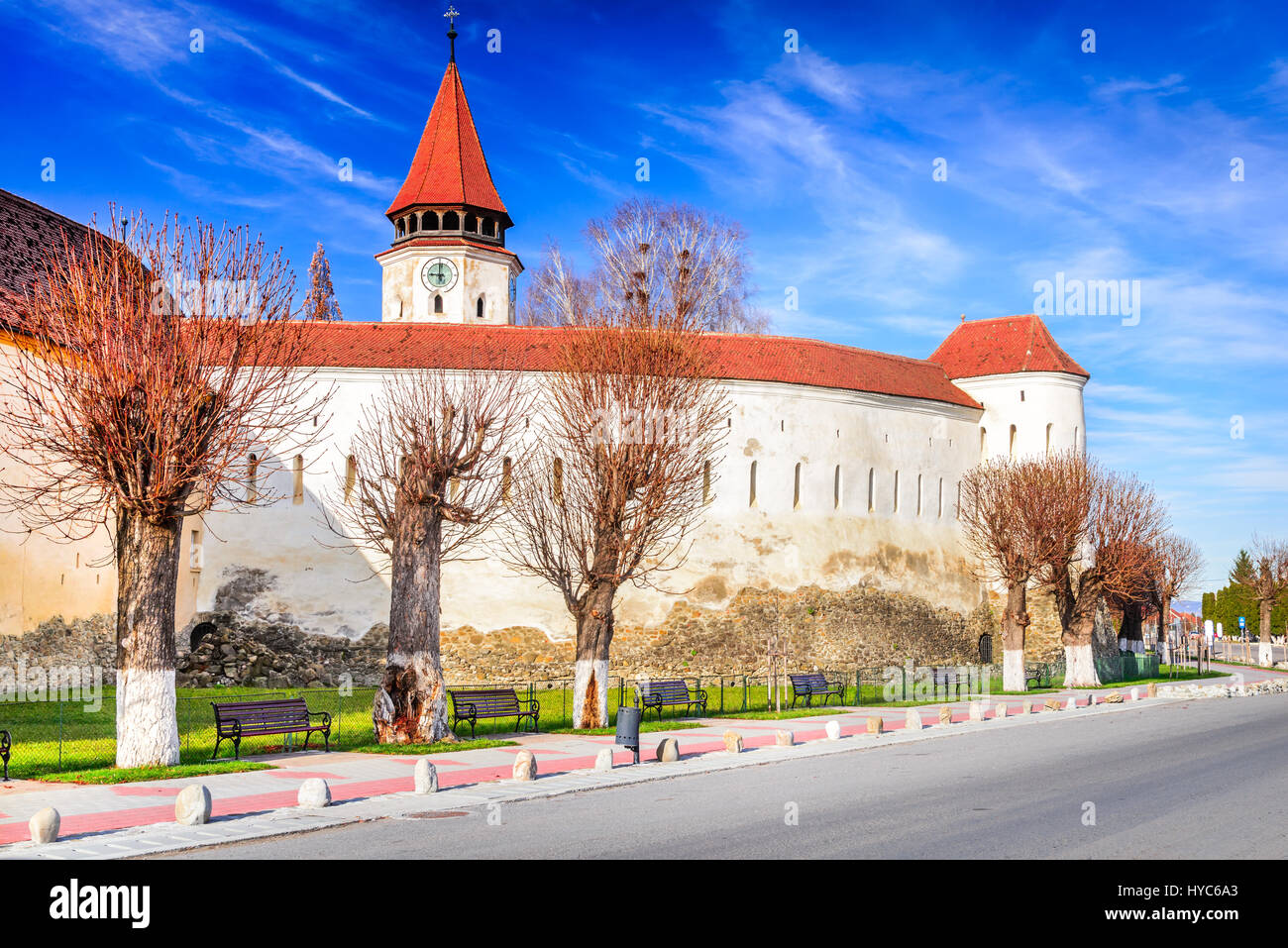 Prejmer, Romania. Fortified church of Tartlau, Prejmer. Churches built ...