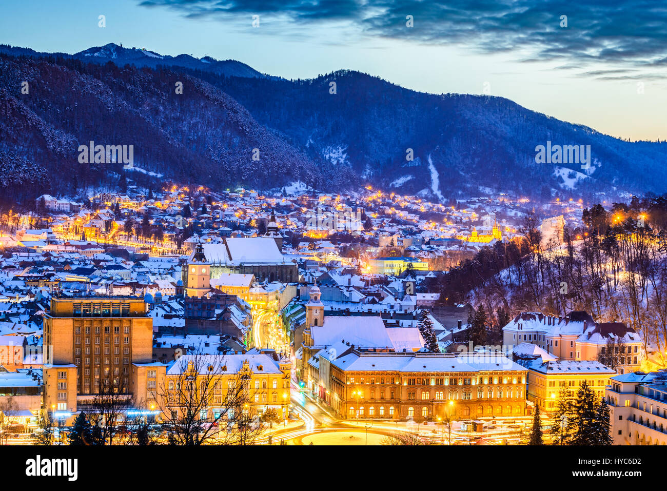 Brasov, Romania - Medieval Saxon city built in 13th century by ...