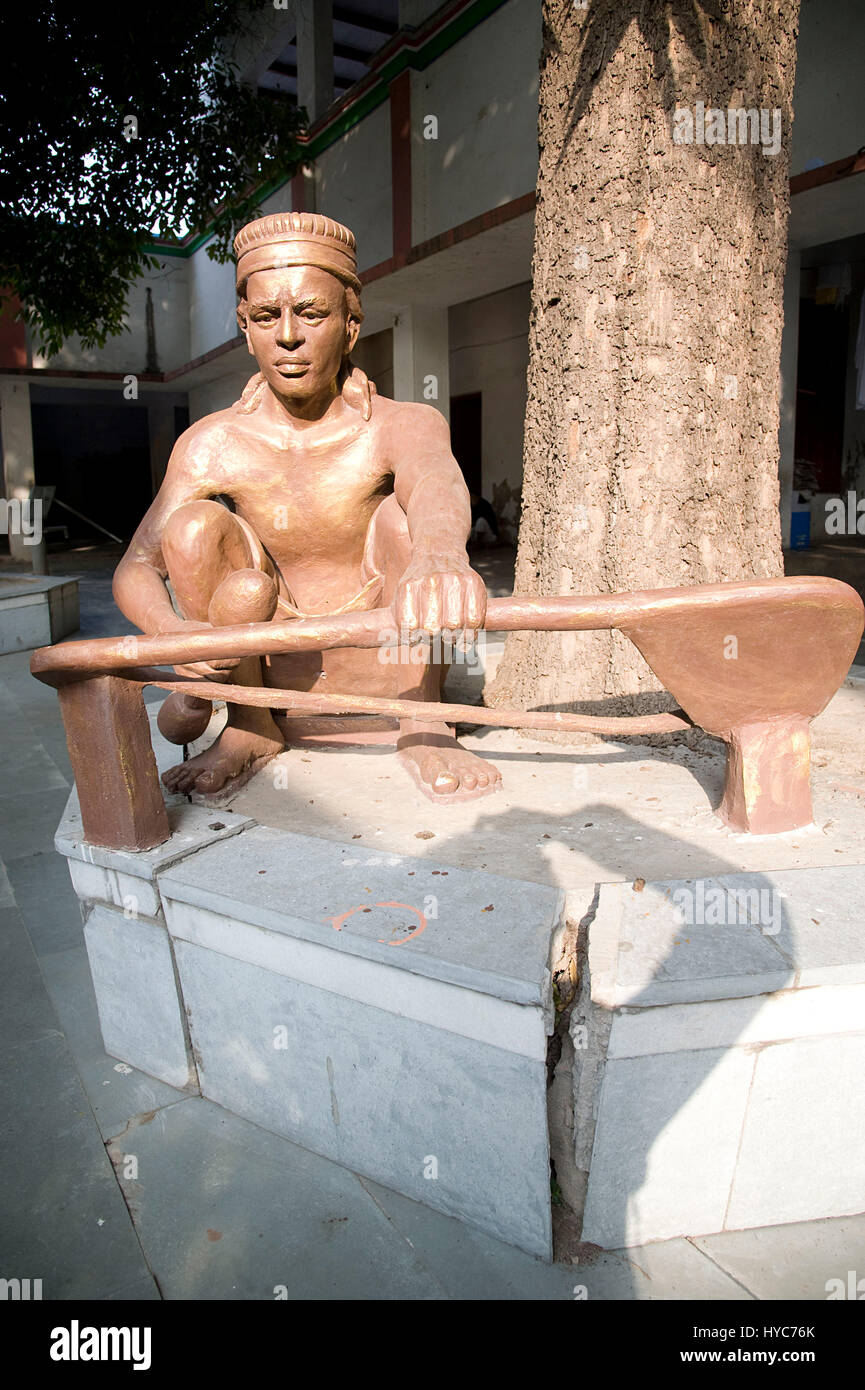 sculpture of sant dadu dayal dadu sahib, kabir chaura, varanasi, uttar ...
