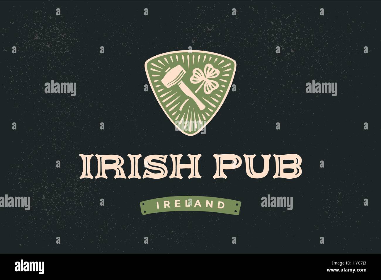 Alcohol label irish Stock Vector Images - Alamy