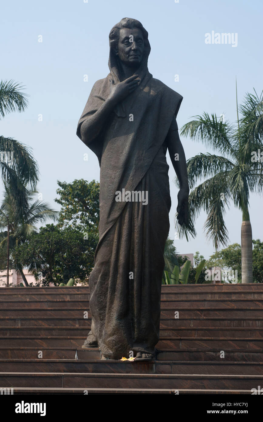 indira gandhi statue in park, orissa, Asia, India Stock Photo - Alamy