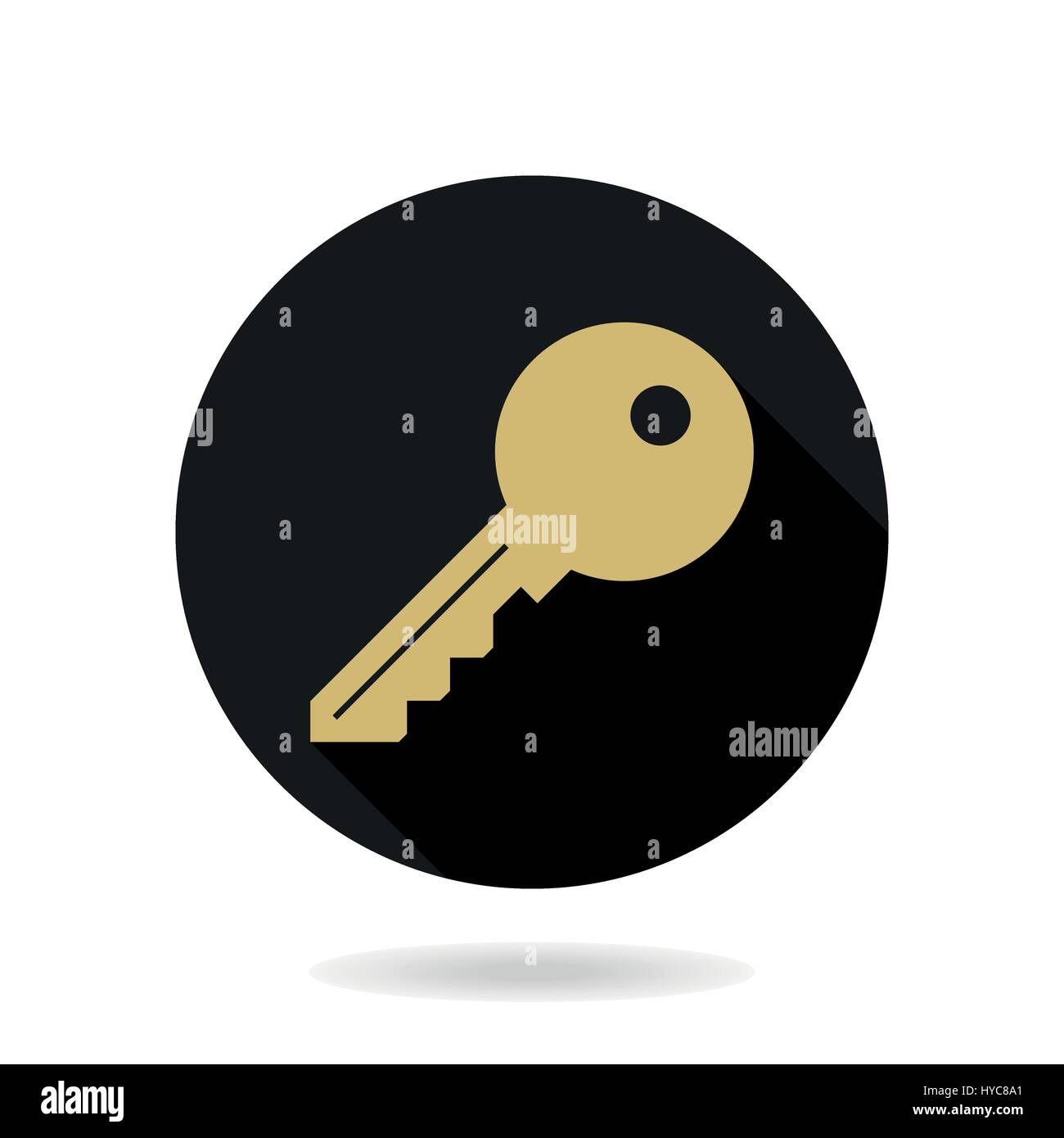 Smart key icon vector Stock Vector Images - Alamy