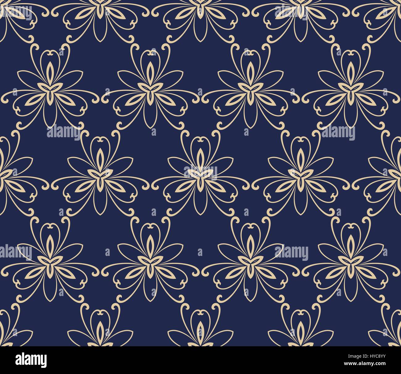 Floral Fine Seamless Vector Pattern Stock Vector Image & Art - Alamy