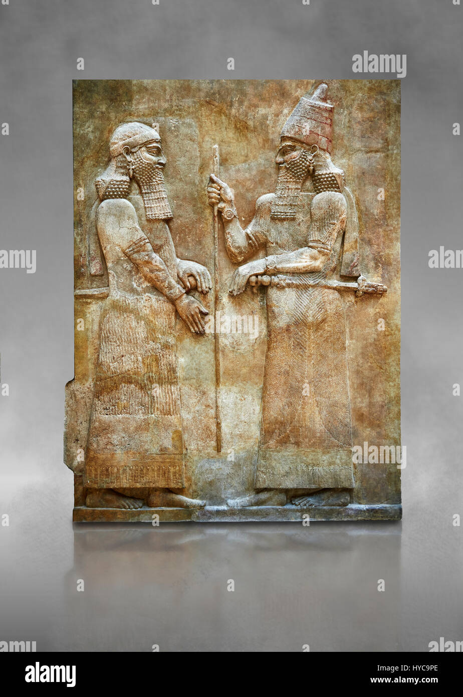 Relief from assyrian king sargon ii hi-res stock photography and images ...