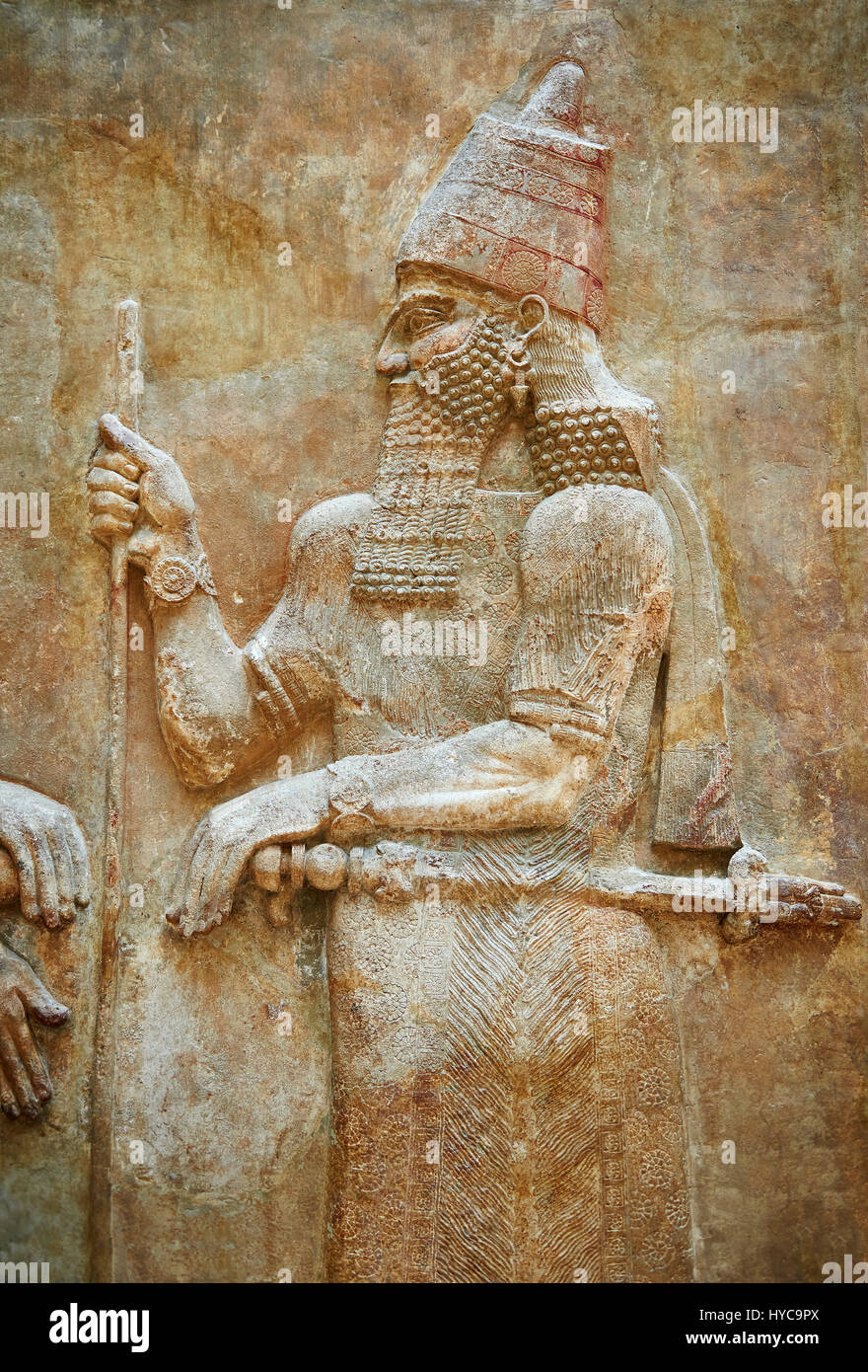 Relief from assyrian king sargon ii hi-res stock photography and images ...