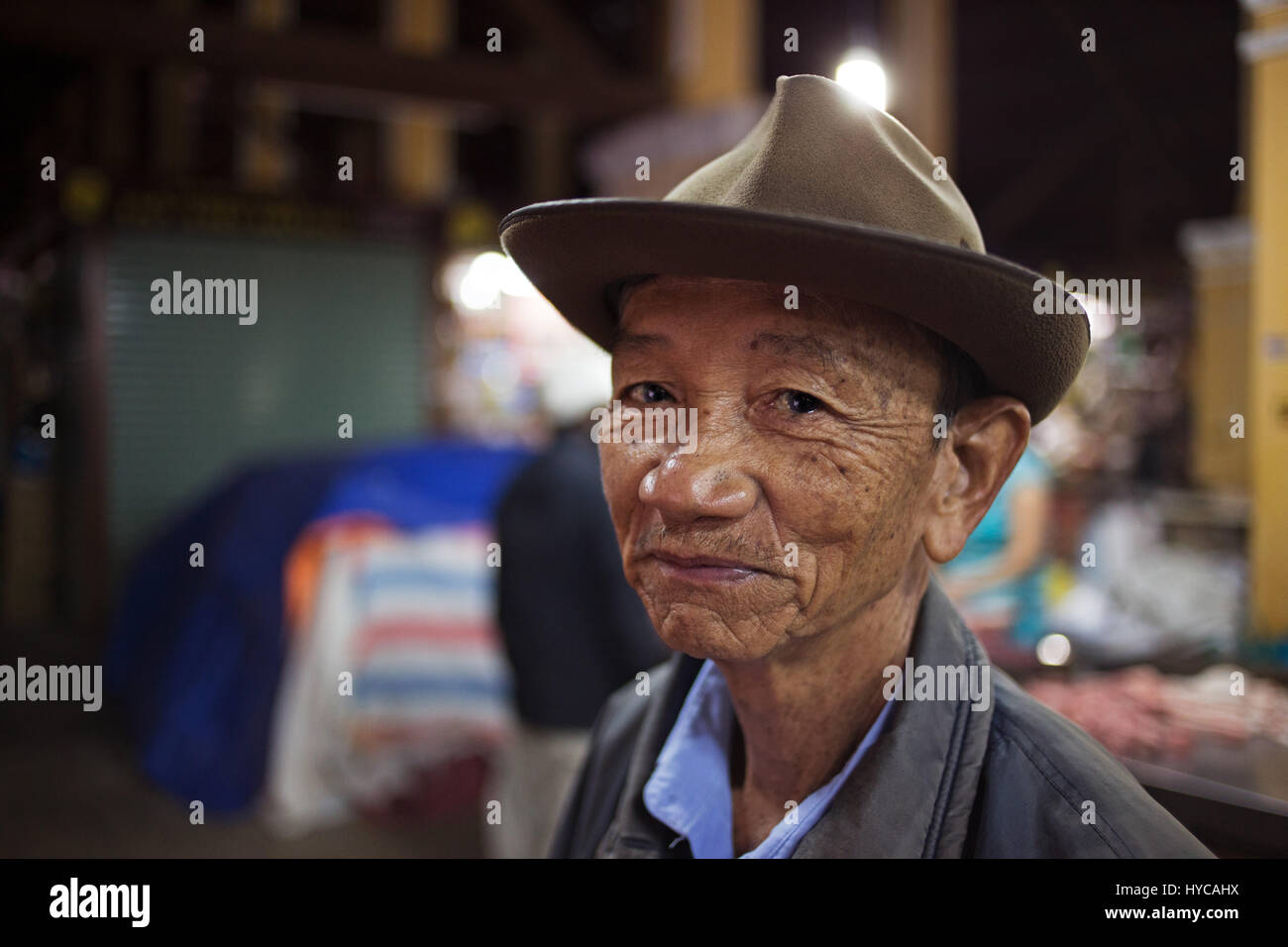 man portrait, hoian, vietnam Stock Photo - Alamy