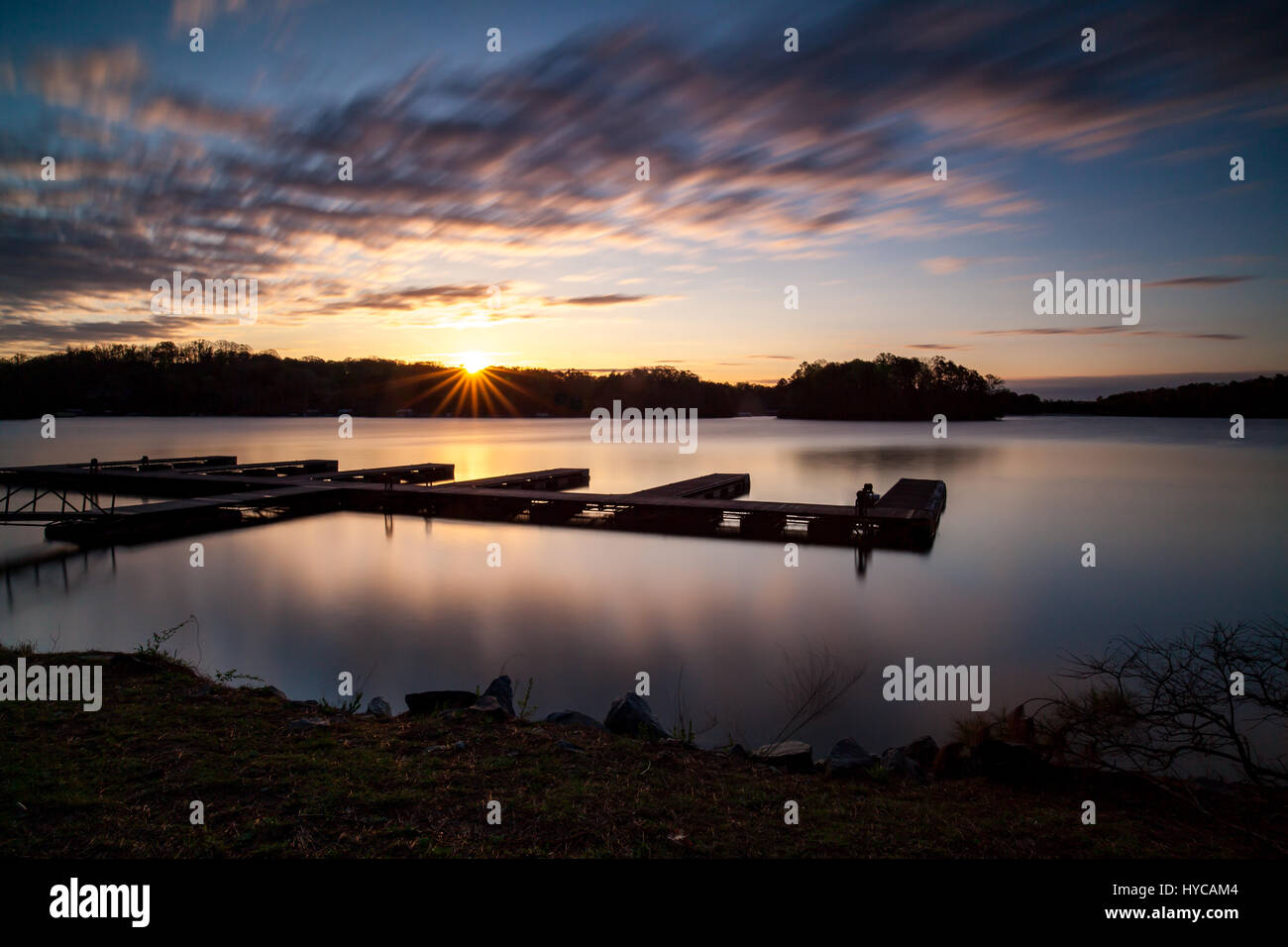 The sun rises at Little Hall Park. Little Hall Park is just west of ...