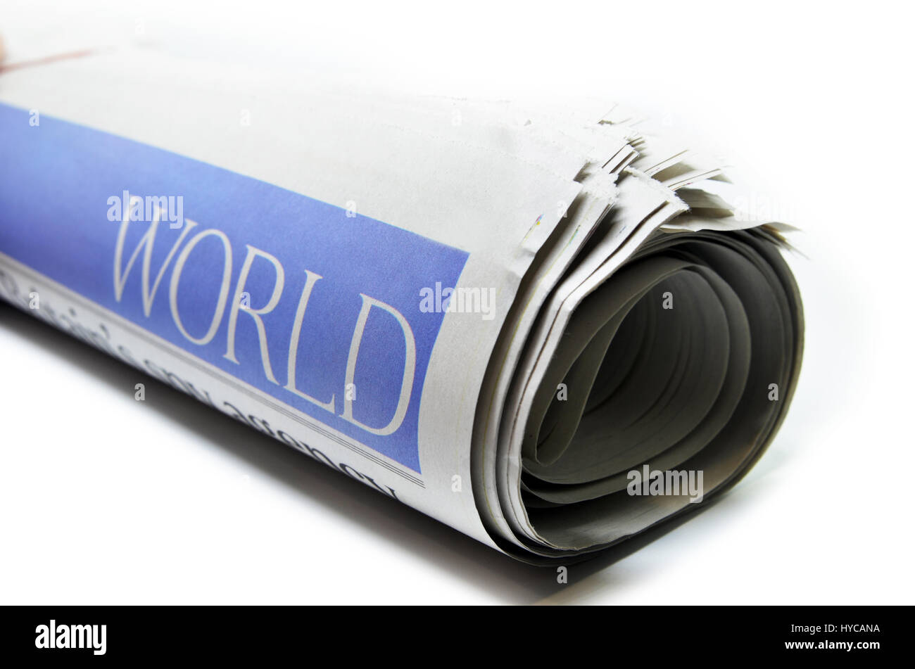 Rolled up newspaper hi-res stock photography and images - Alamy
