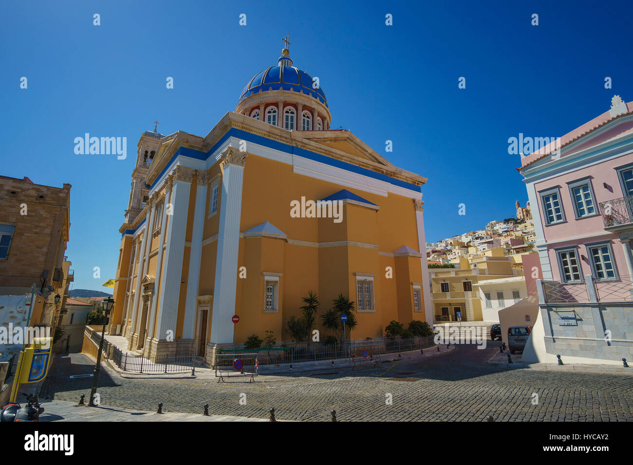 The Neo Classic Greek Orthodox church of Saint Nicholas, Ermoupolis ...