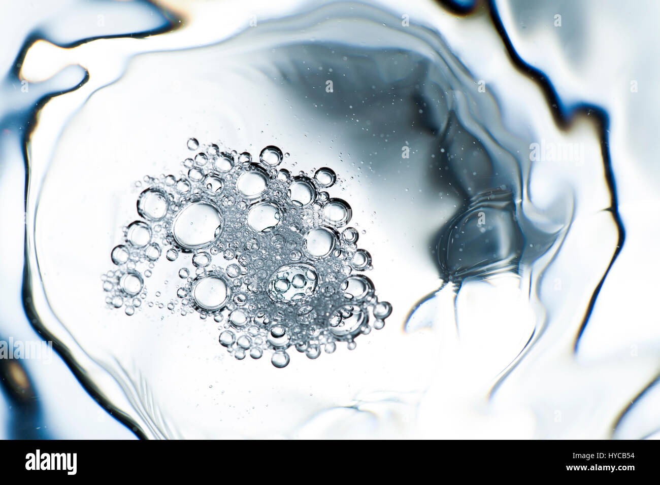 moving water with air bubbles liquid abstract Stock Photo - Alamy