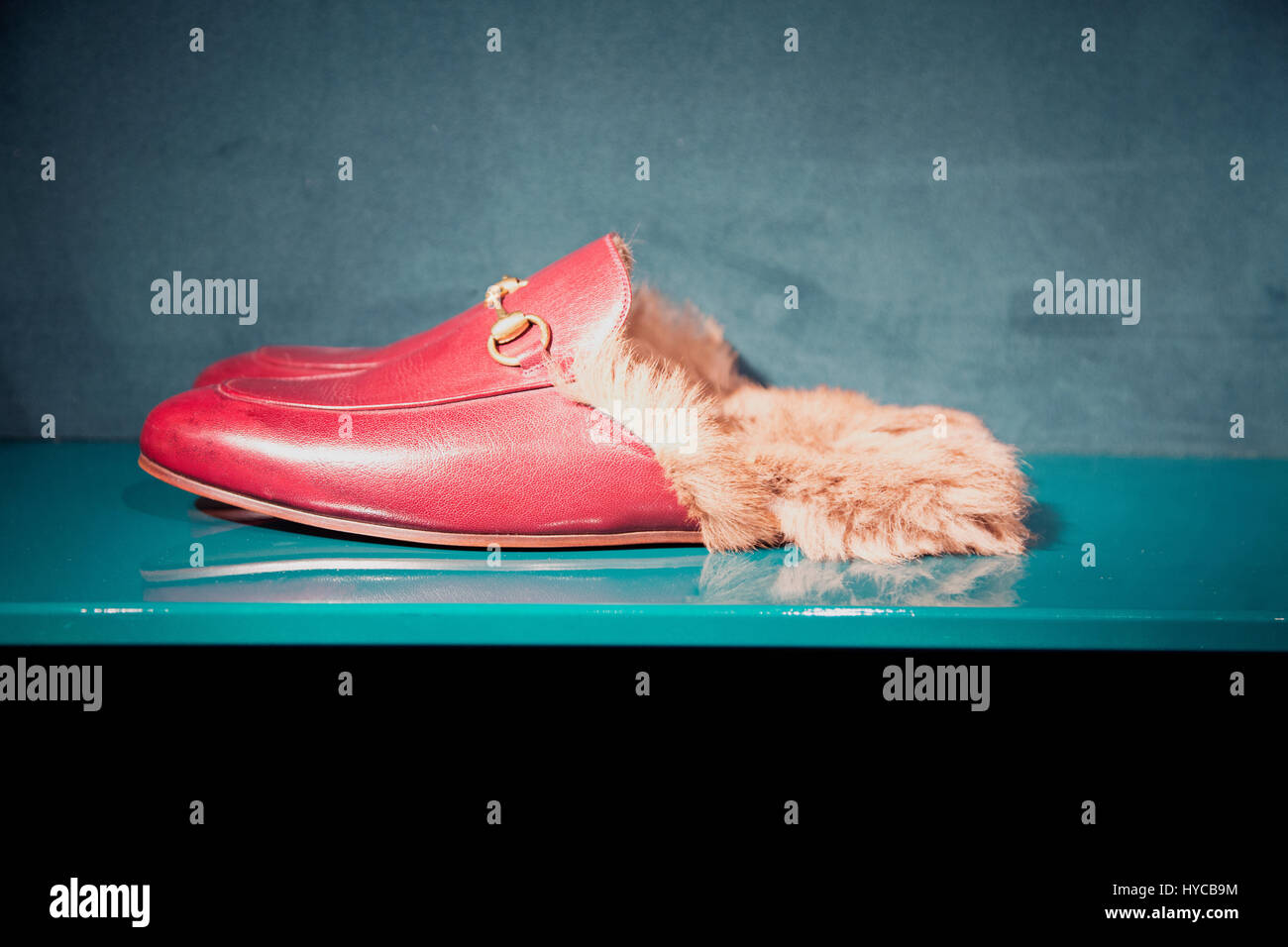 Milano the Micam footwear fair: collection of luxury branded shoes and ...