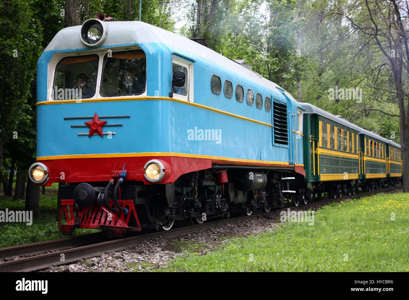 TU2-152, Rostov-on-Don, Russia, May 9, 2011, a narrow-gauge children's ...