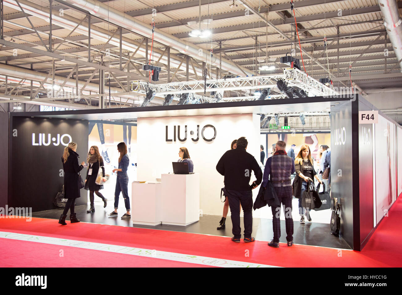 Milano the Micam footwear fair: collection of luxury branded shoes and ...