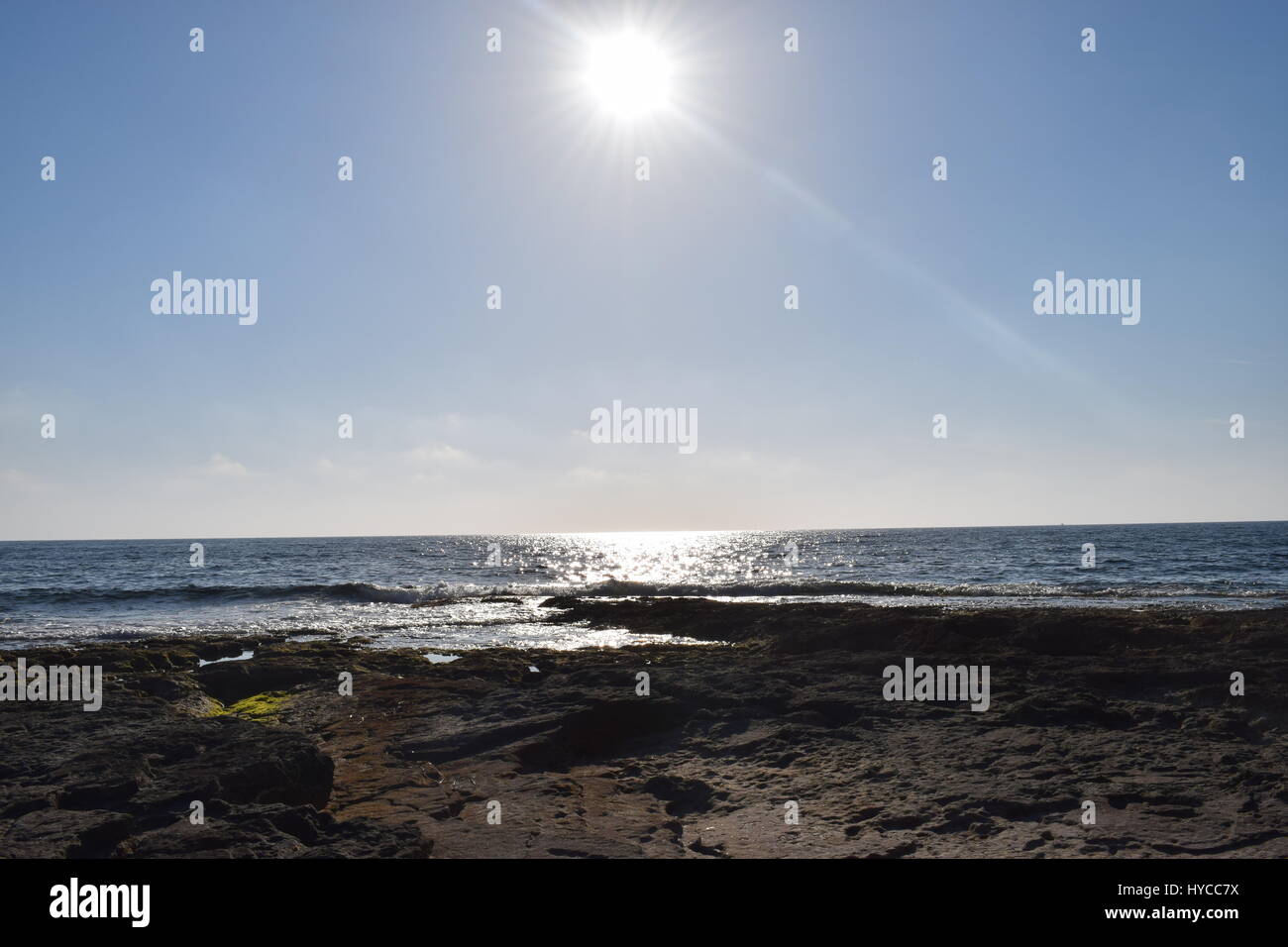 Sun set over the sea Stock Photo - Alamy