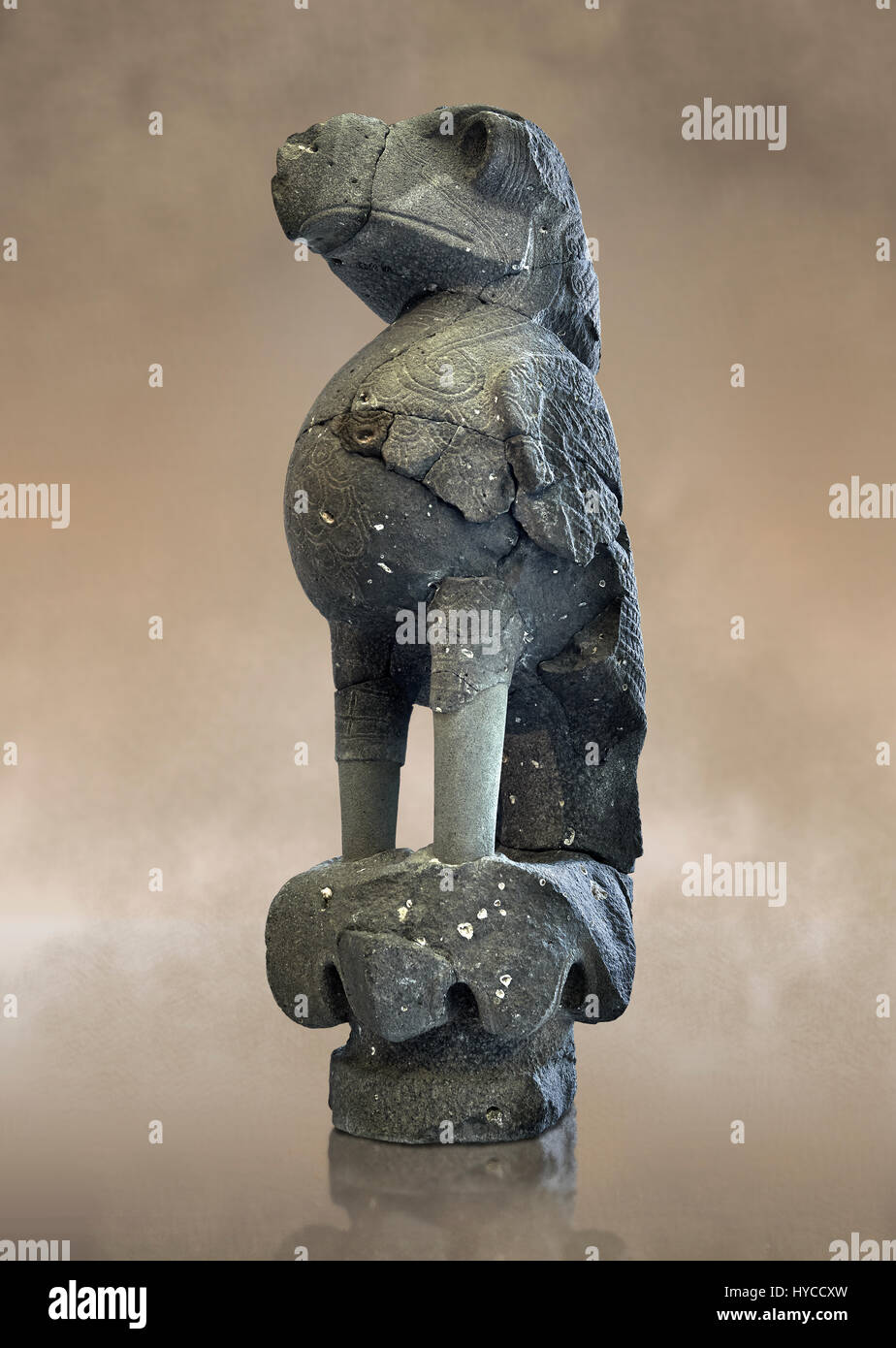 A Colossal statue of a Bird of Prey excavated in the forecourt of a ...