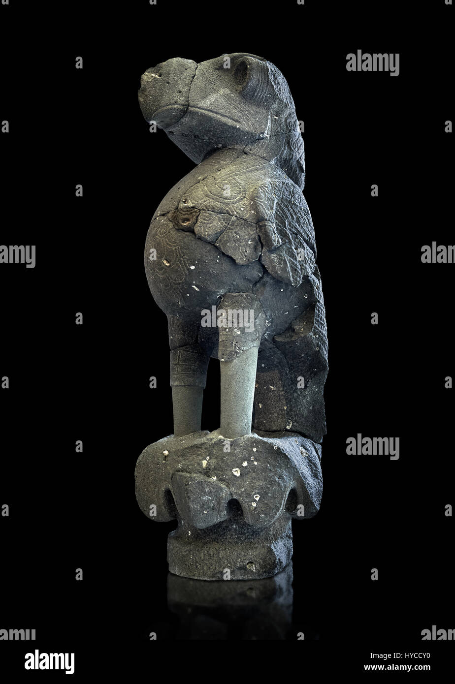 A Colossal statue of a Bird of Prey excavated in the forecourt of a ...