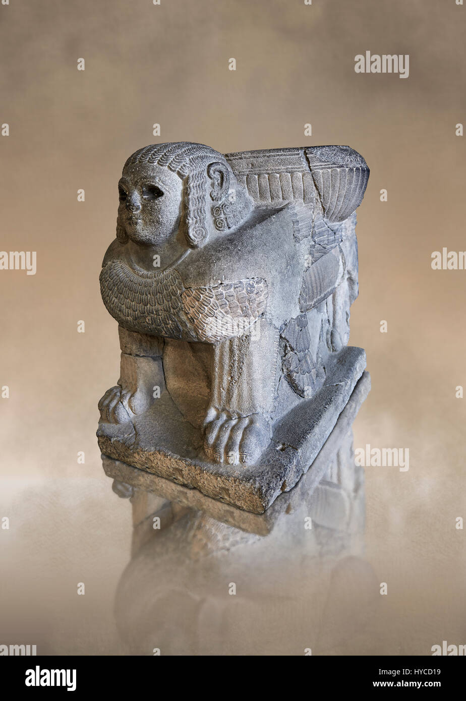 Column base Sphix sculpture support. Found in North Hall at the Castle ...