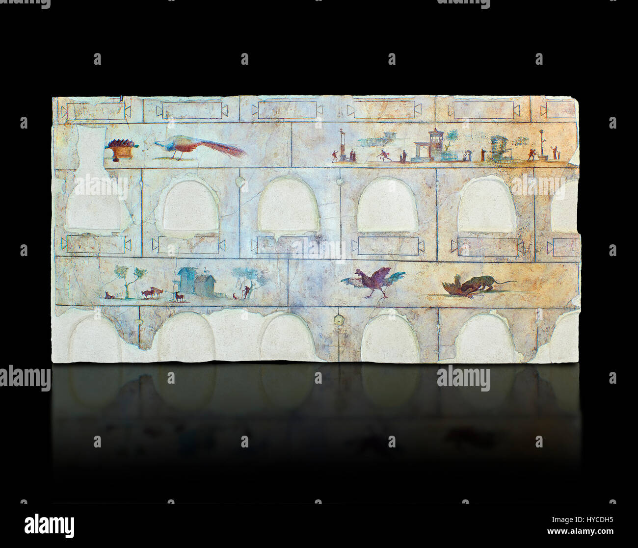 Roman Frescoes of the The Large Columbarium in Villa Doria Panphilj ...