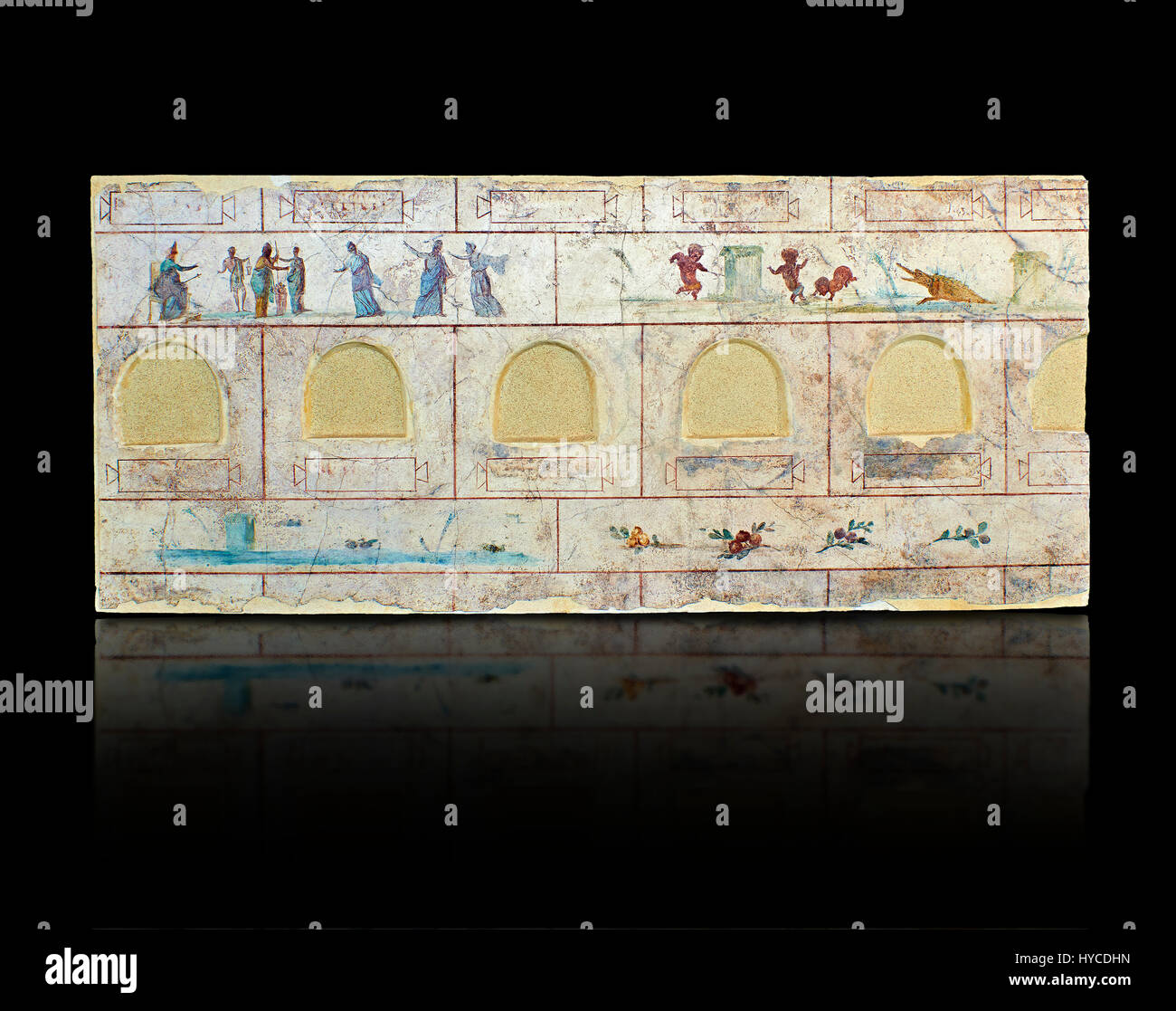 Roman Frescoes of the The Large Columbarium in Villa Doria Panphilj ...