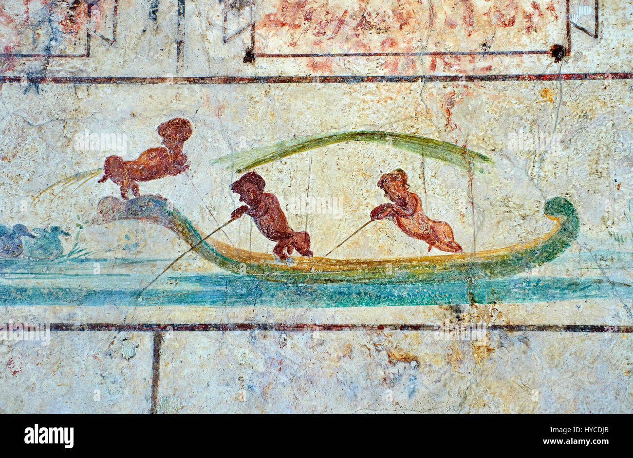 Roman Frescoes of the The Large Columbarium in Villa Doria Panphilj ...