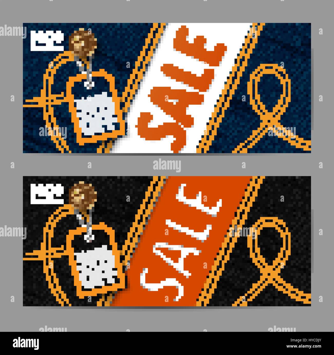 Denim texture, Jeans banner,Sale banners design,vector Stock Vector ...