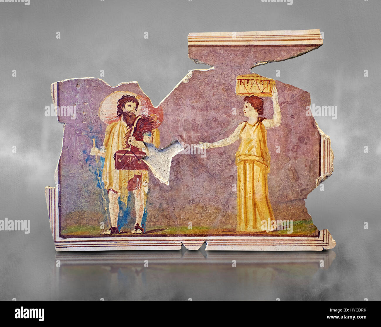 Roman fresco wall paintings hi-res stock photography and images - Alamy