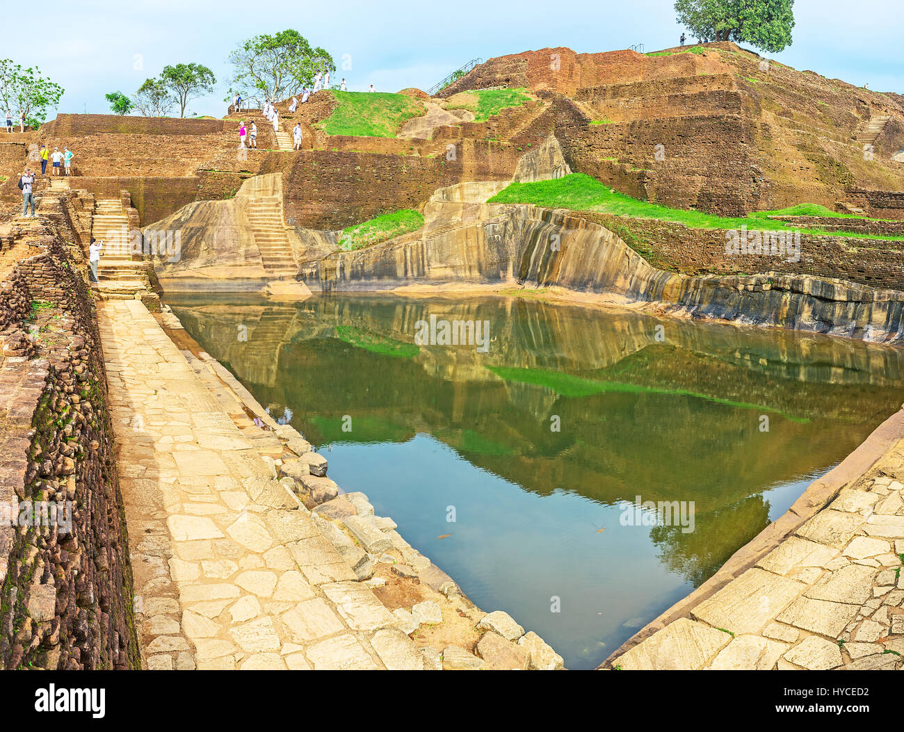 SIGIRIYA, SRI LANKA - NOVEMBER 27, 2016: The archaeological site of ...