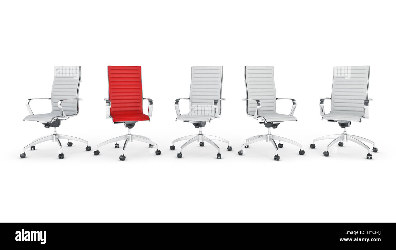 Office chair concept . 3d rendering Stock Photo - Alamy