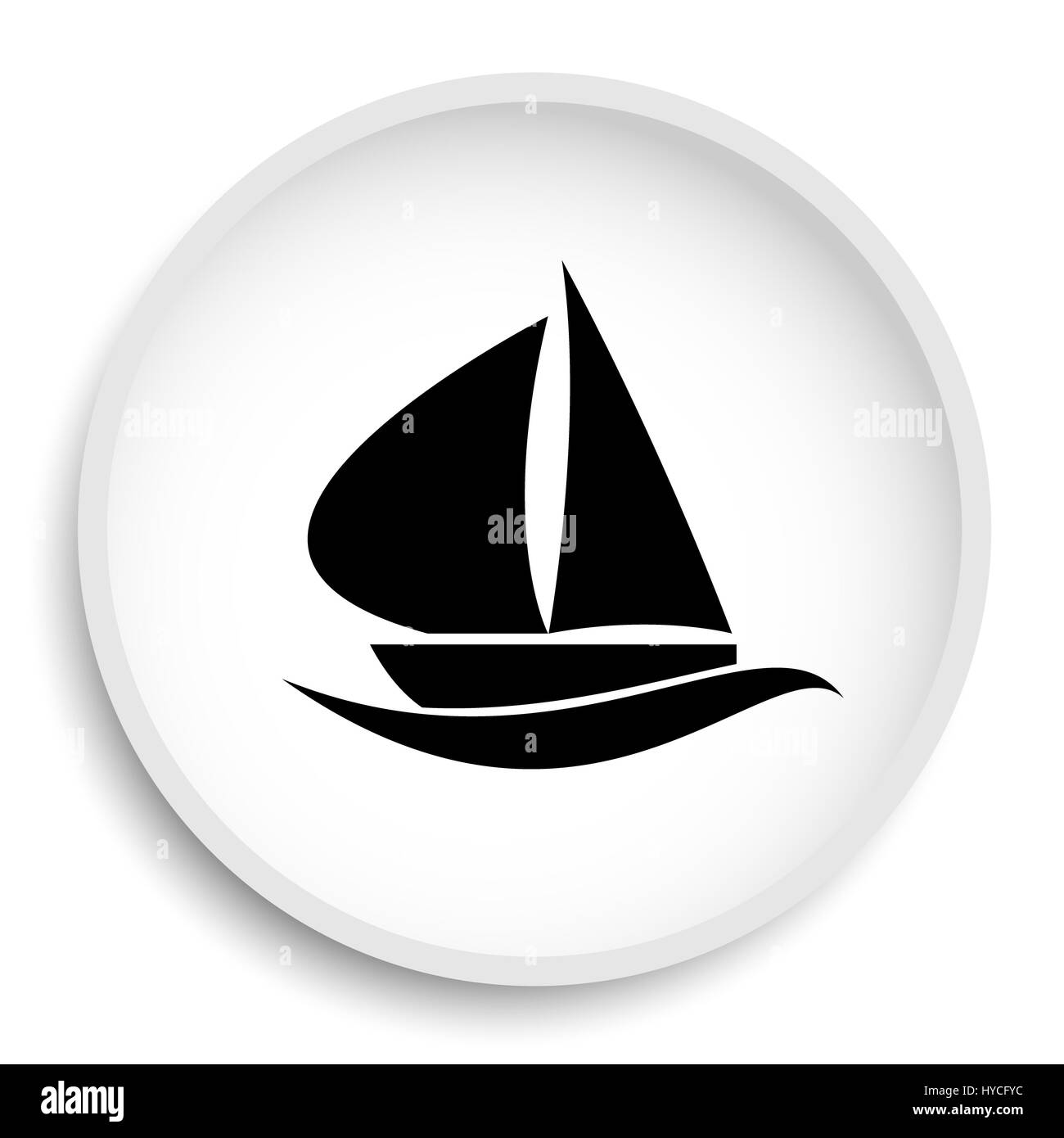 Sailboat race on the water Cut Out Stock Images & Pictures - Alamy