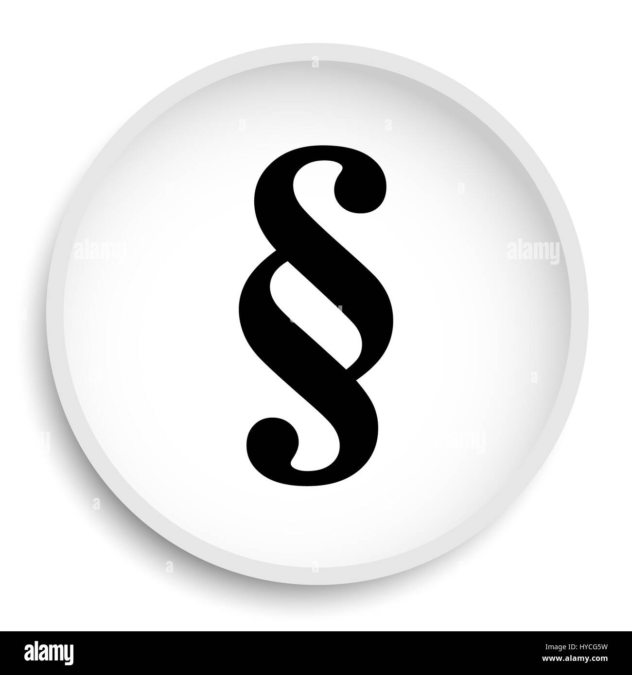 Paragraph icon. Paragraph website button on white background Stock ...