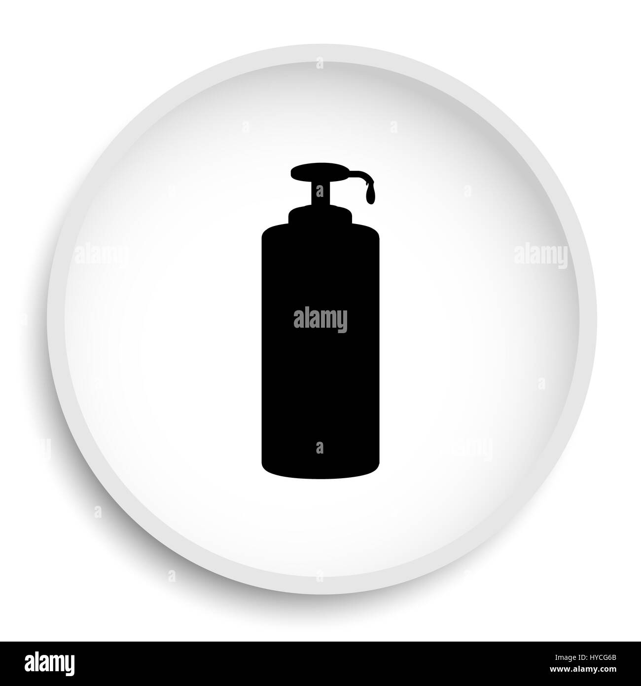 Soap icon. Soap website button on white background Stock Photo - Alamy