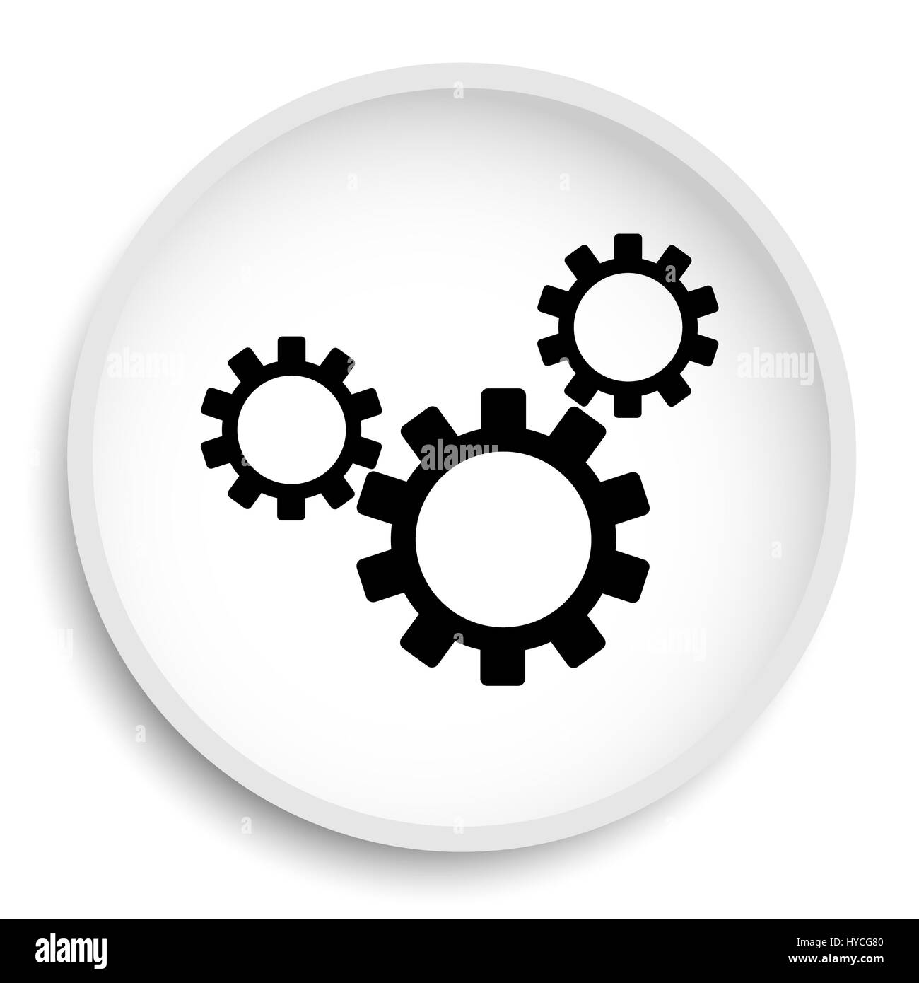 Settings gear icon customization Cut Out Stock Images & Pictures - Alamy