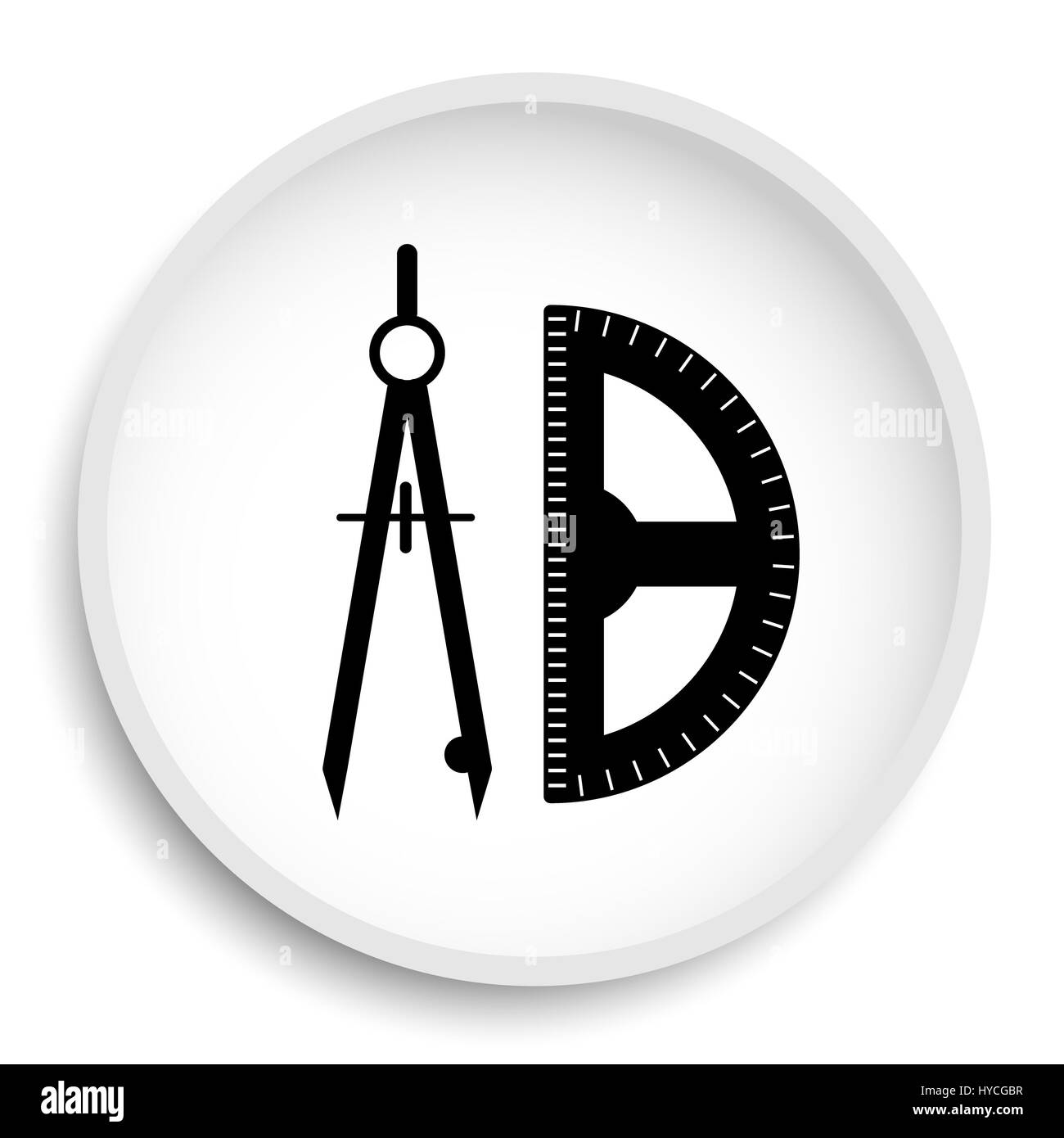 E-learning icon. E-learning website button on white background Stock ...