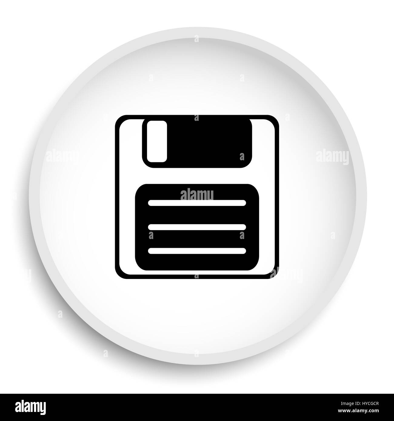 Save icon. Save website button on white background Stock Photo - Alamy