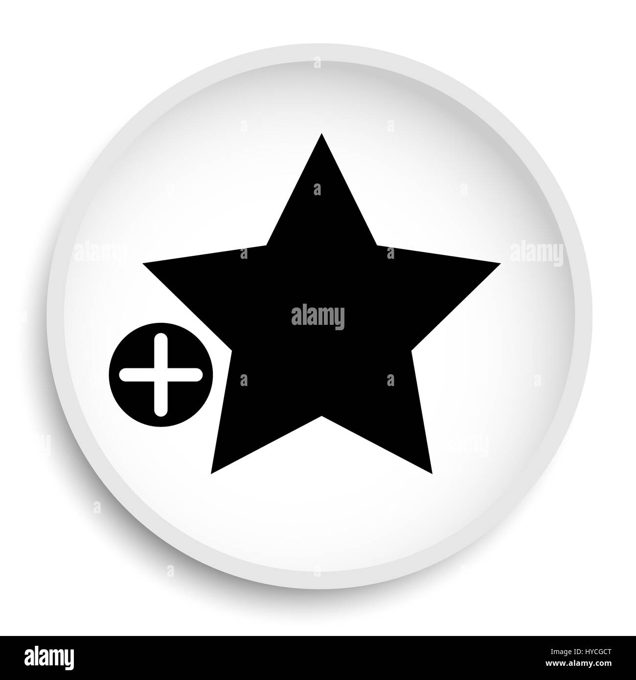 Add to favorites icon. Add to favorites website button on white ...