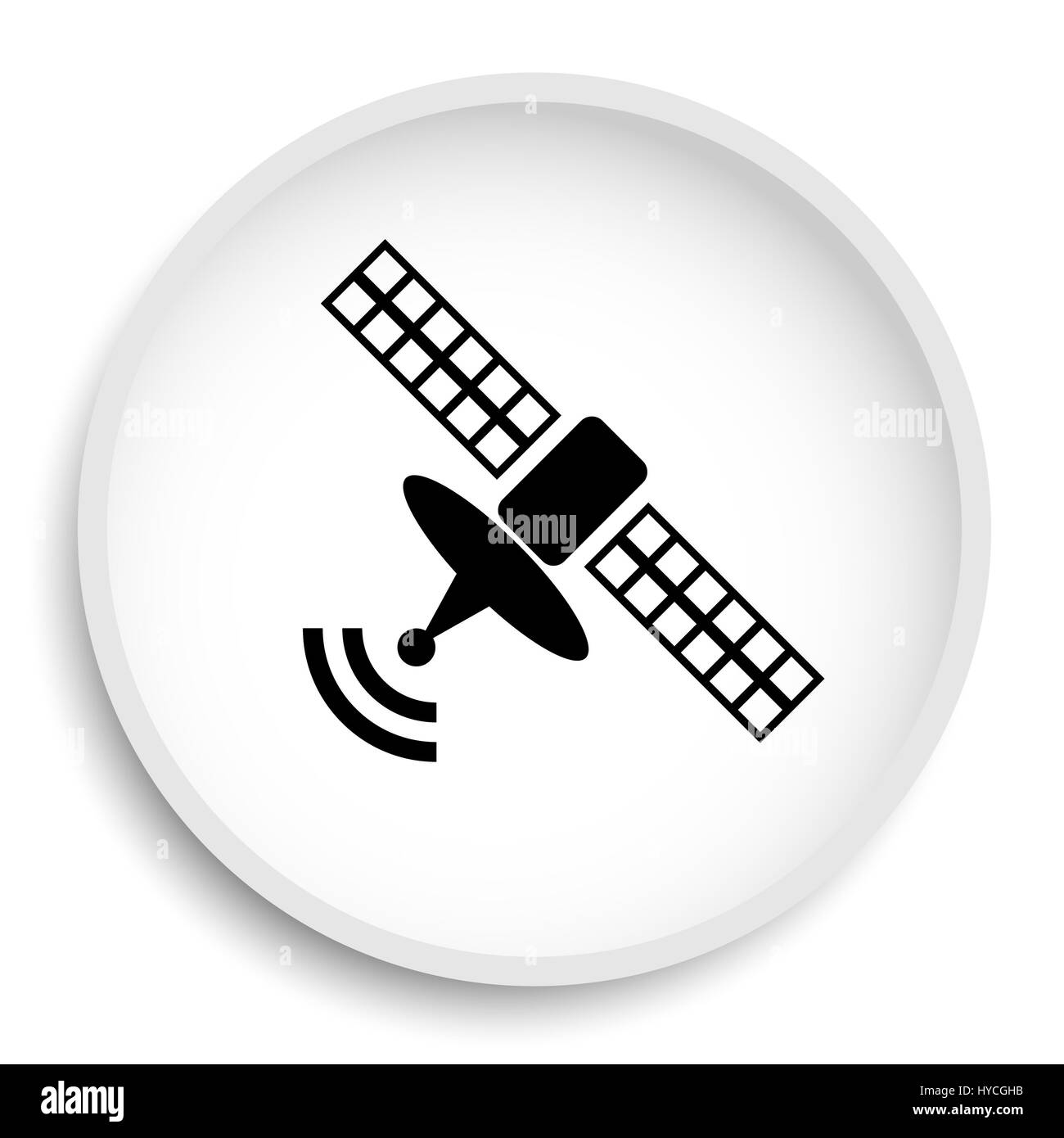 Antenna icon. Antenna website button on white background Stock Photo ...