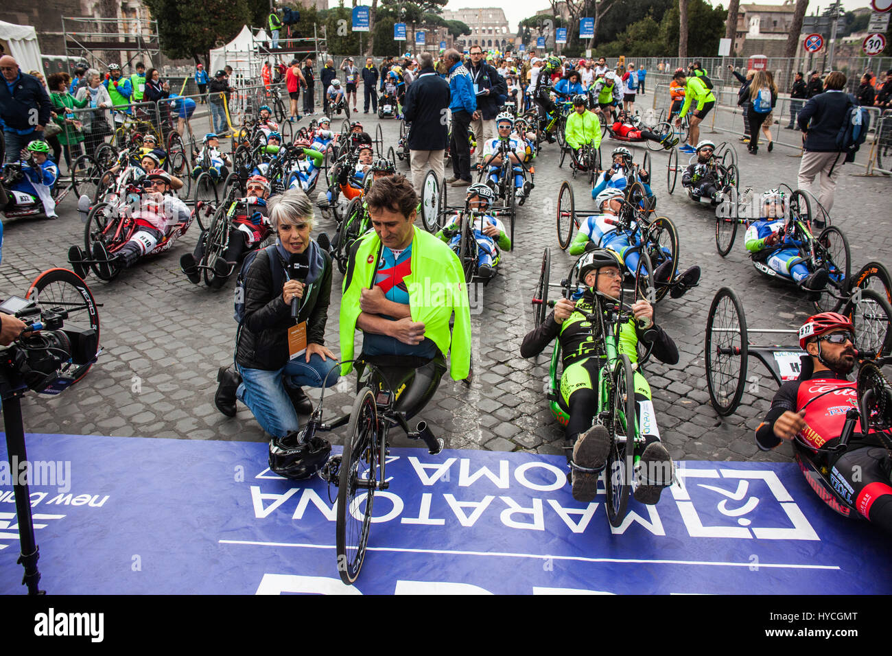 Non-competitive event, merged its 23rd Rome Marathon: the FunRun 2017 ...