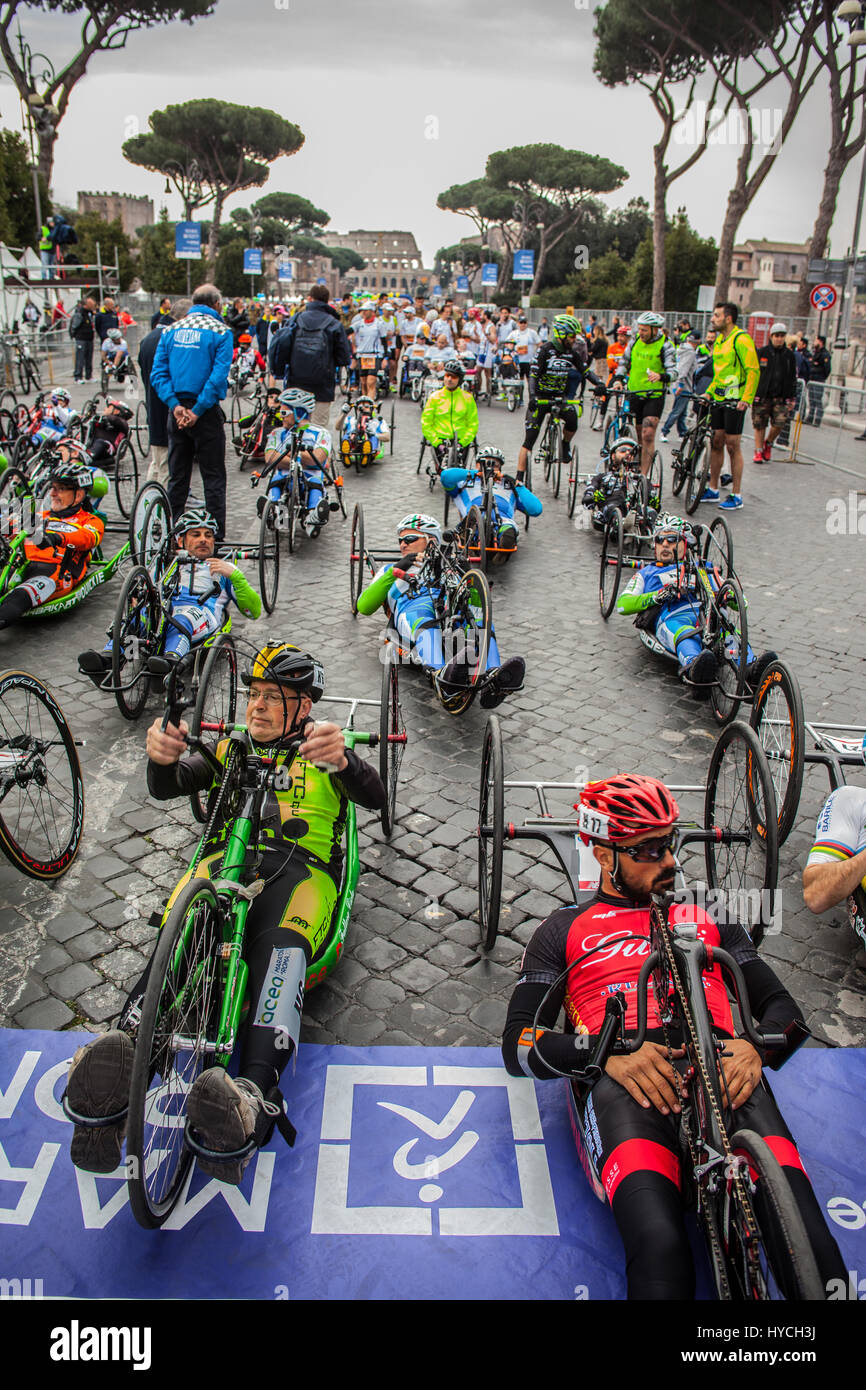 Non-competitive event, merged its 23rd Rome Marathon: the FunRun 2017 ...