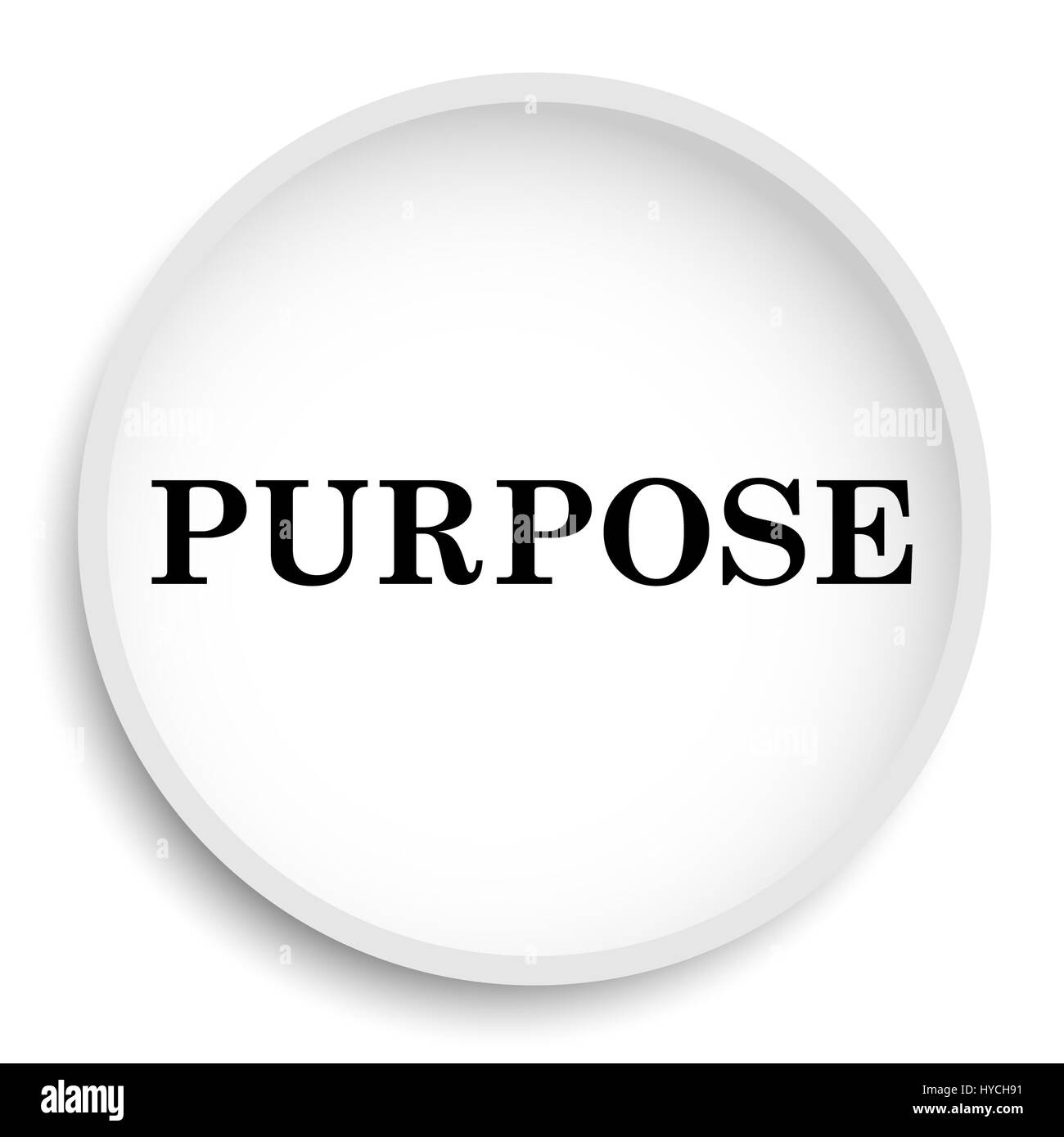 Purpose icon. Purpose website button on white background Stock Photo ... Purpose icon. Purpose website button on white background Stock Photo ...
