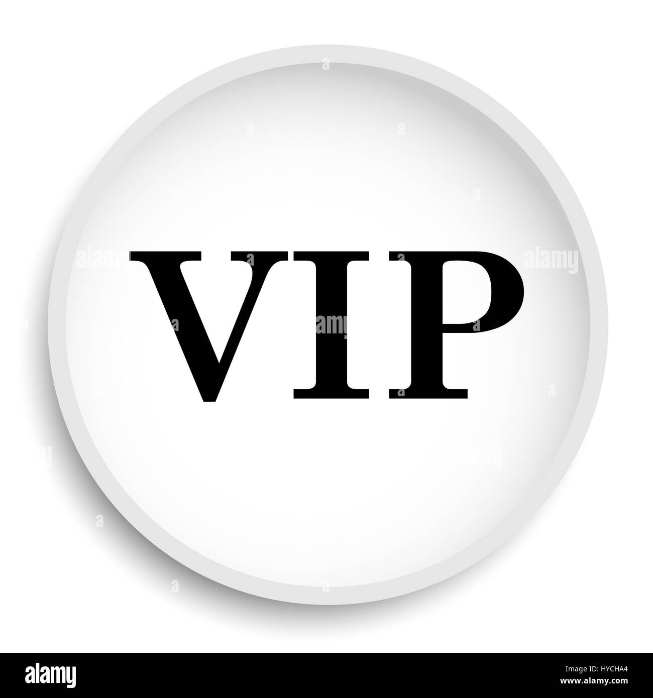 VIP icon. VIP website button on white background Stock Photo - Alamy