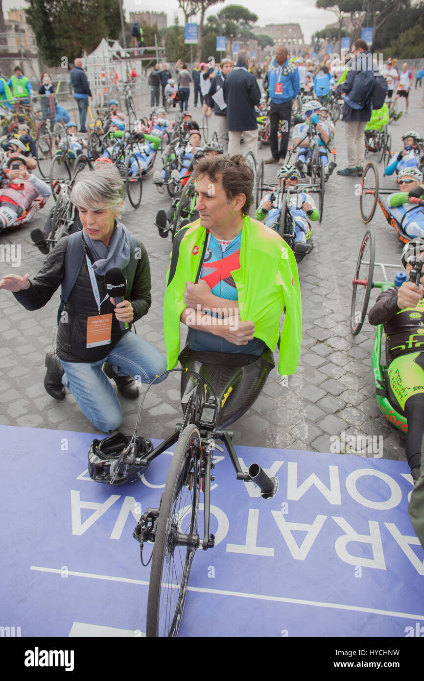 Non-competitive event, merged its 23rd Rome Marathon: the FunRun 2017 ...