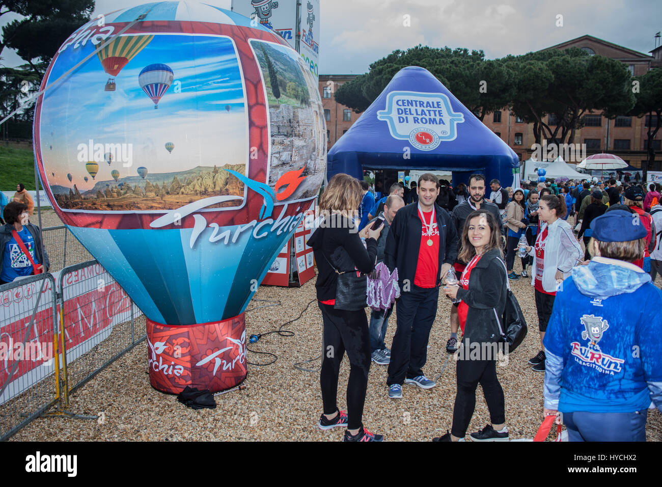 Non-competitive event, merged its 23rd Rome Marathon: the FunRun 2017 ...