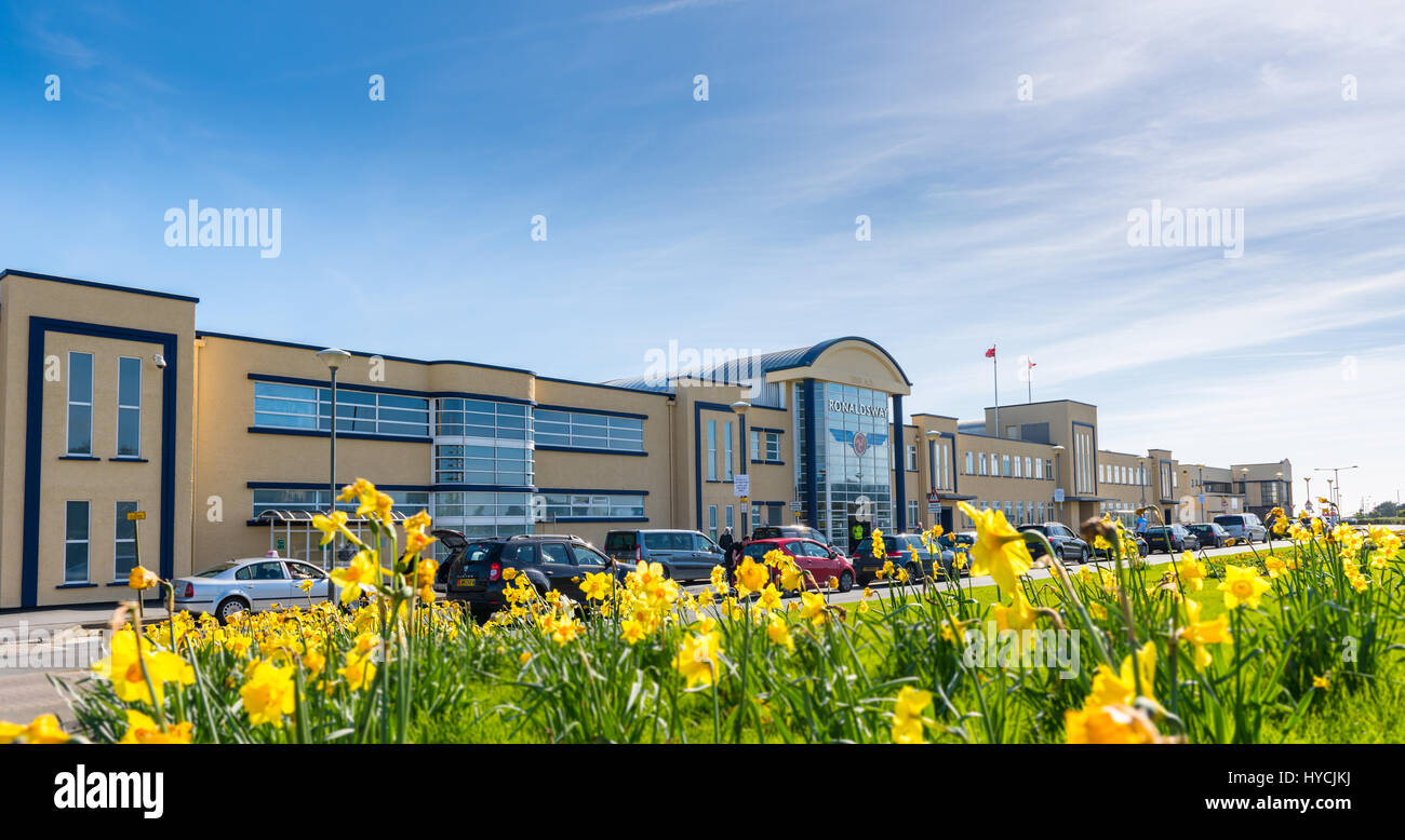 Ronaldsway Airport, Ballasalla, Isle of Man Stock Photo - Alamy